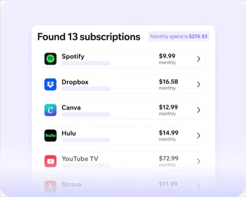ScribeUp | Total Subscription Control & Savings